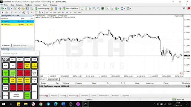 Как открывать торговые позиции с помощником Magic Keys для терминалов MetaTrader 4/5 и cTrader? .mp4