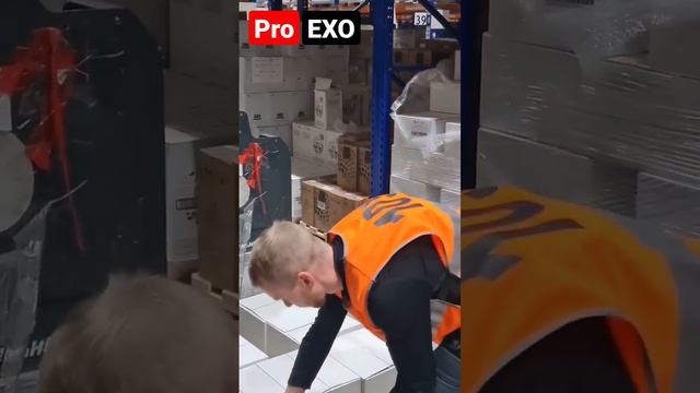 Экзоскелет Bas снижает нагрузку на спину до 30%.