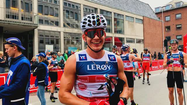 Лыжероллерная Toppidrettsveka. Гонка преследования. 15 км. Классика. Тронхейм (Норвегия) 2019.