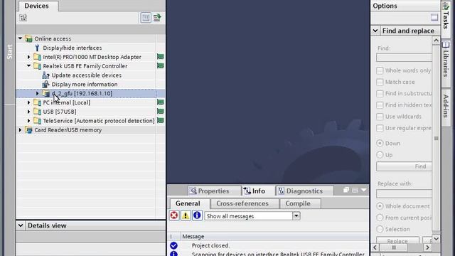 Форматирование SD карты в ПЛК с помощью TiaPortal