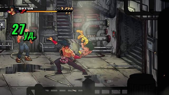 Прохождение Streets of Rage 4 stage 3 Грузовое судно.
