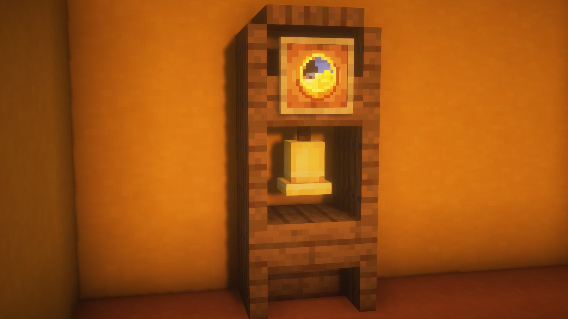 Майнкрафт-Как построить напольные часы в майнкрафте