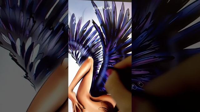 Рисую мистику. Ворона и Анаконда.