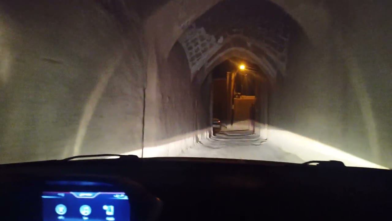 Иран. Кашан. Дорога. Ночь