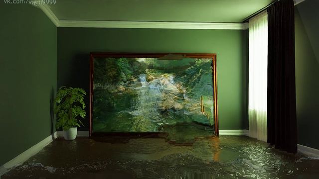 Симуляция воды в блендере