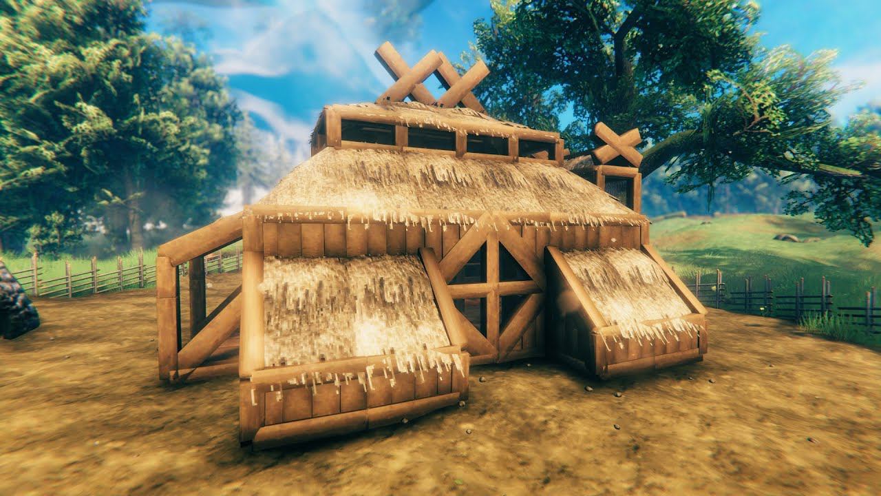 Как Построить Стартовый Дом В Valheim Для Игры С Другом 2024