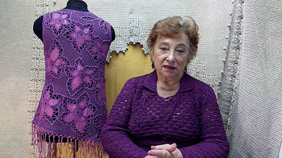 Туника "Цветы". Мастер-класс по вязанию крючком от О. С. Литвиной.