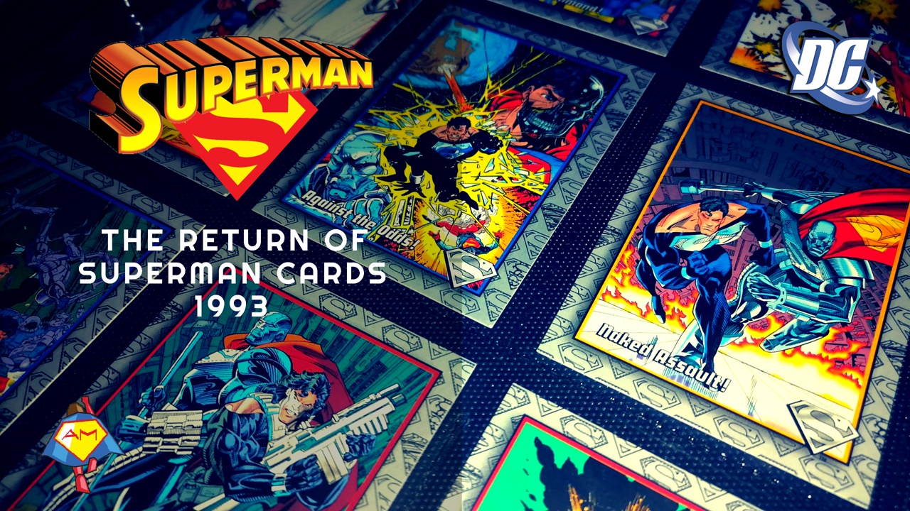 Карточки Возвращение Супермена 1993 год.