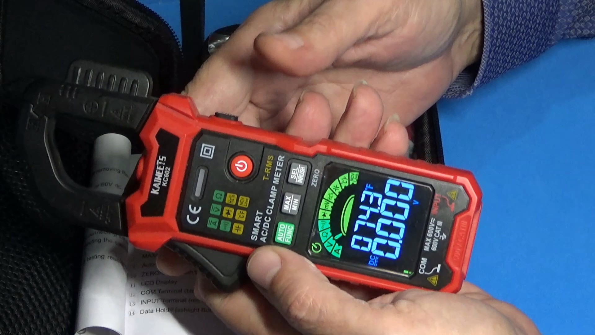 Токовые клещи Kaiweets KC602 обзор с разборкой