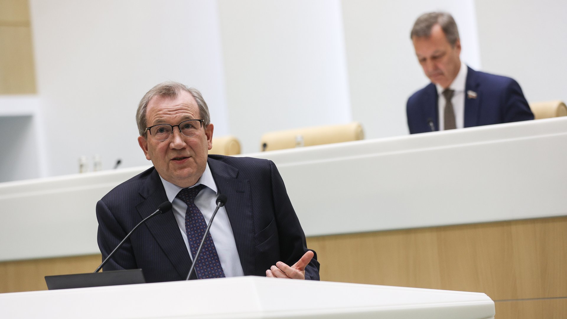 Выступление президента Российской академии наук Геннадия Красникова