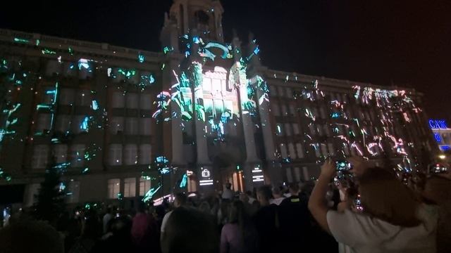 3Д световое шоу ко дню города Екатеринбург 2023