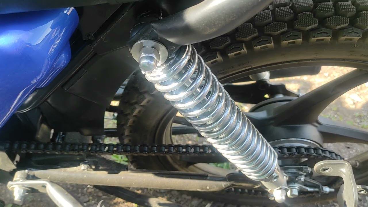 мопед Кольт. замена задних амортизаторов. часть 3