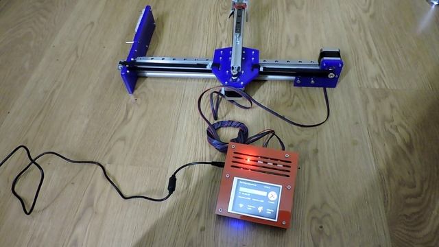 Тест механики консольного станка.