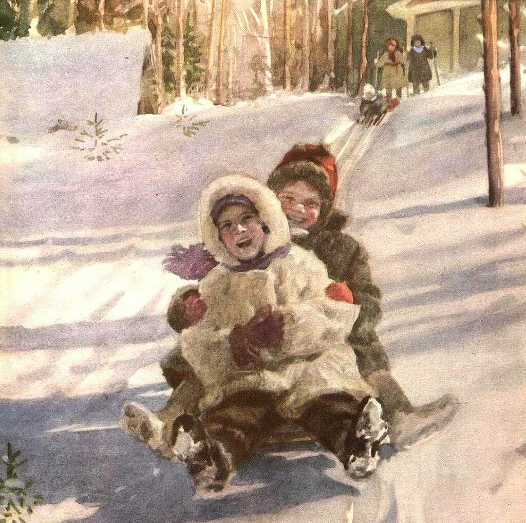 "Время Счастья..." Зимние картины из советского детства