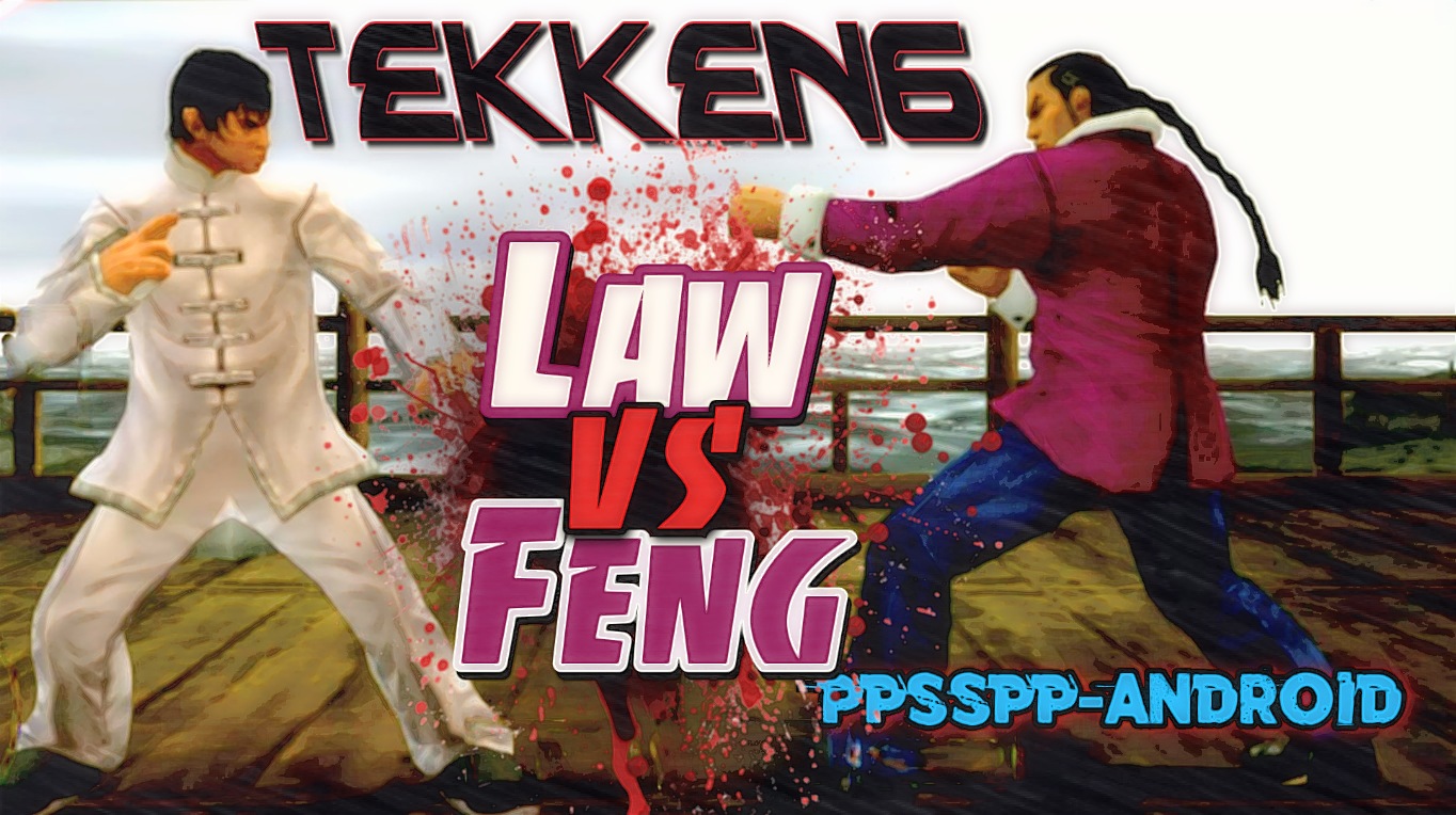 Tekken6 на эмулятор ppsspp для андроид! Law vs Feng! PPSSPP игры на андроид! Драки.