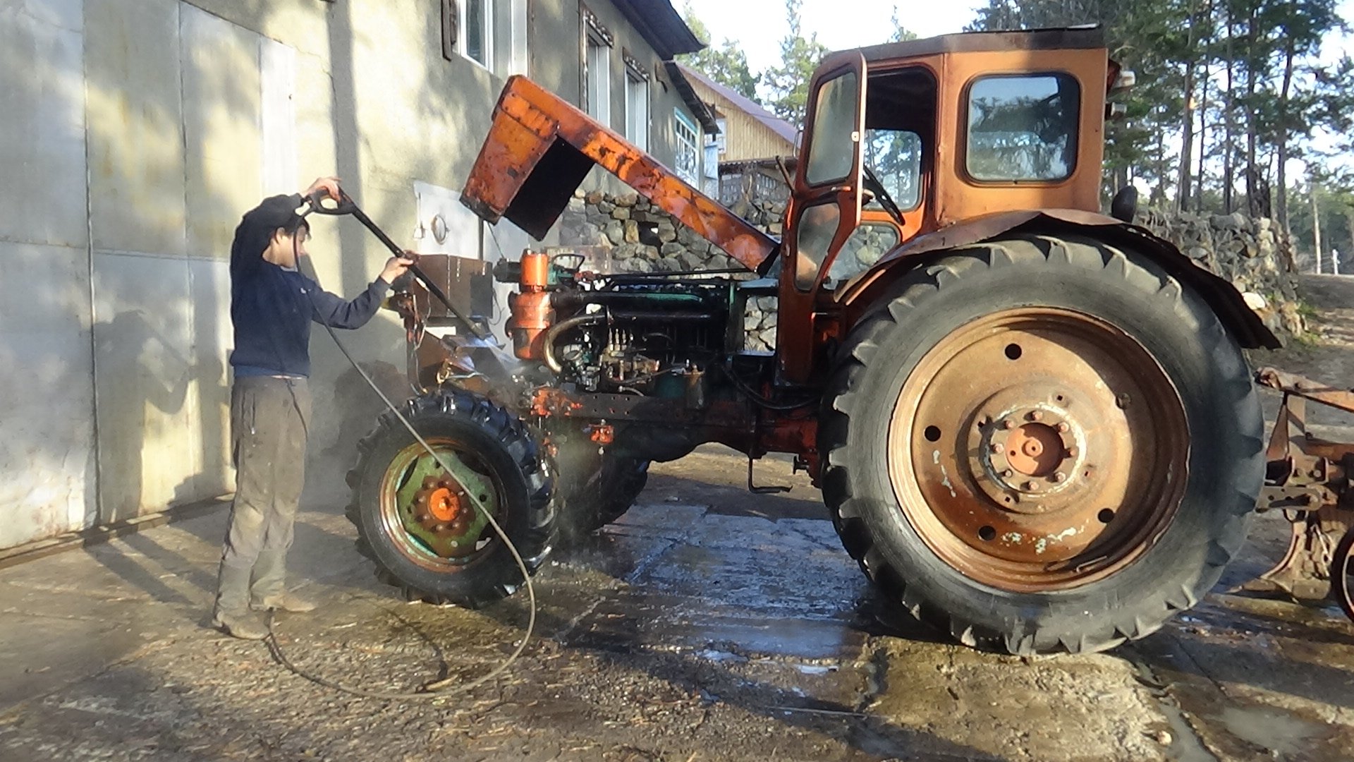 Отмываем Т-40 ..