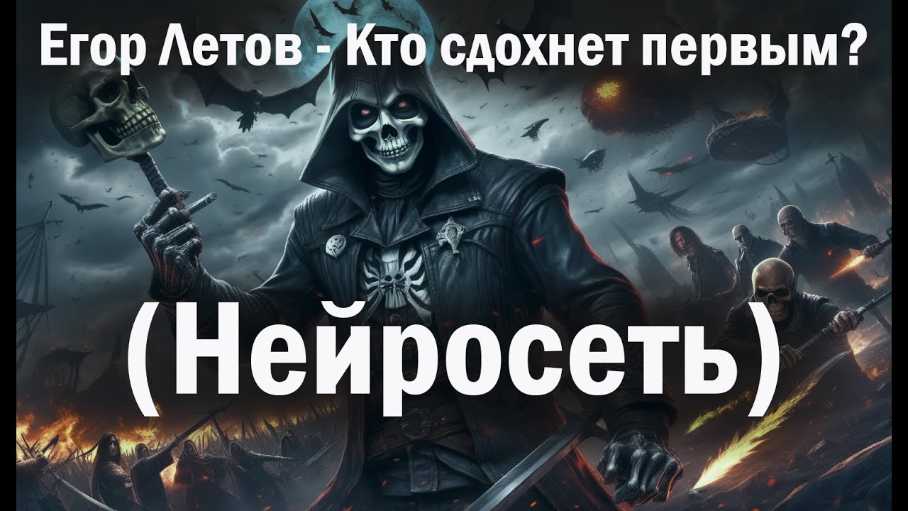 Егор Летов - Кто сдохнет первым Stable diffusion (deforum) нейросеть