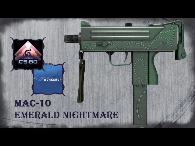 MAC-10 | Emerald nightmare #CSGOdreams