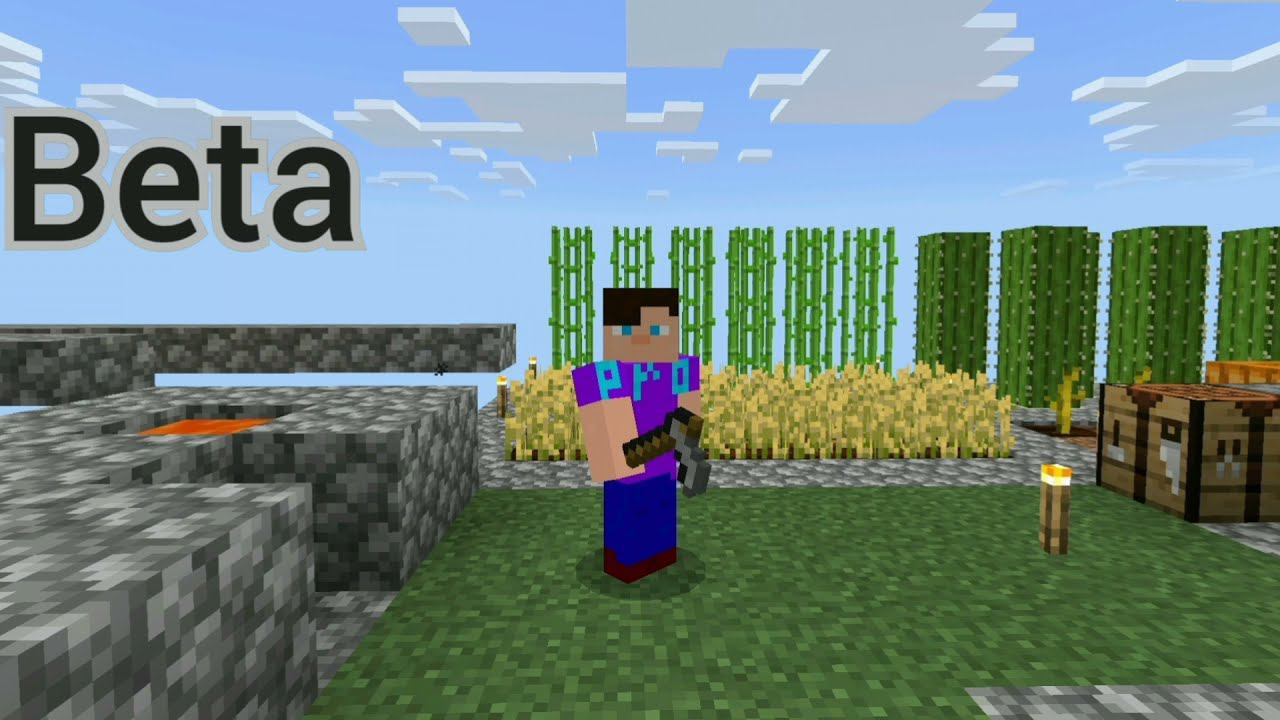 Sky block, но я могу пользоваться вещами только из Beta