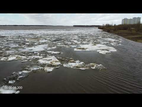 Ледоход на Оби 20230805