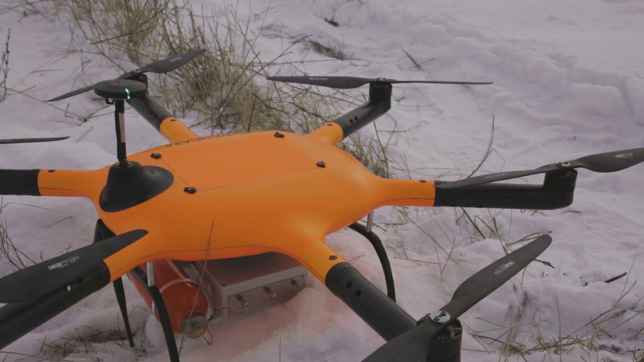 Первый образец экодрона для анализа воздуха