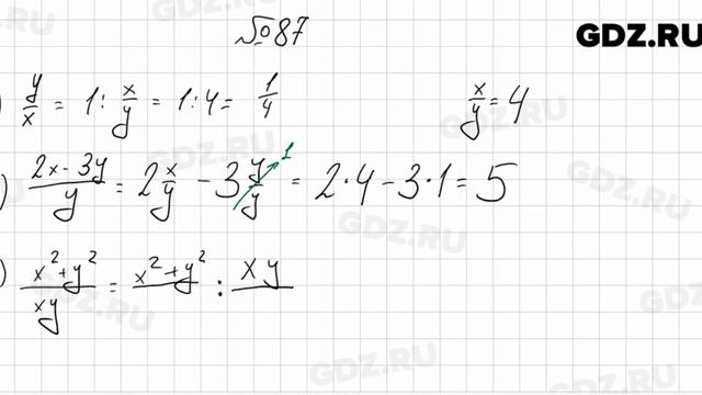№ 87 - Алгебра 8 класс Мерзляк