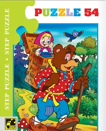 Пазл Маша и Медведь, Любимые Сказки - собираем пазлы для детей | Polinka-Vitaminka