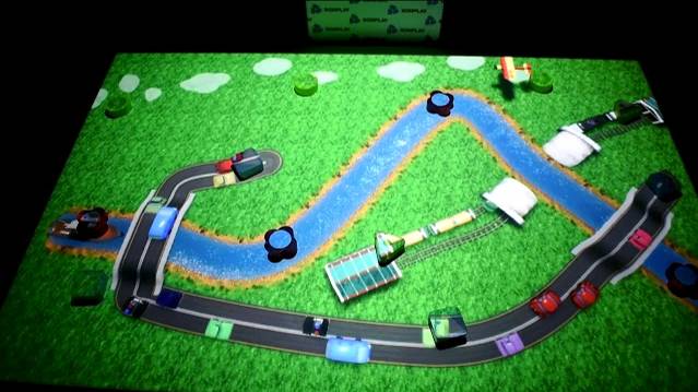 Игра для интерактивного стола Город