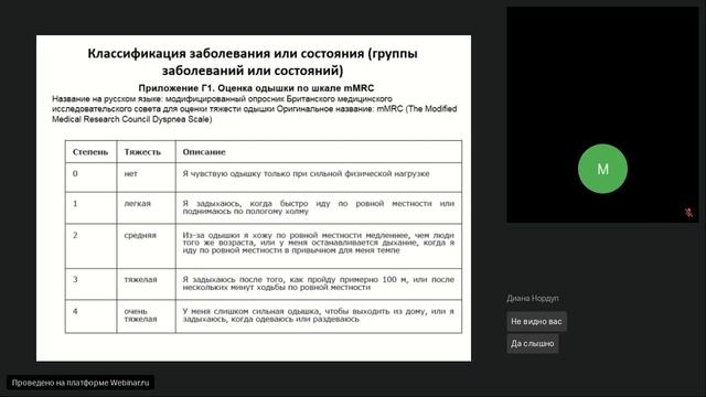 ДН больных с болезнями органов дыхания Куклин СГ