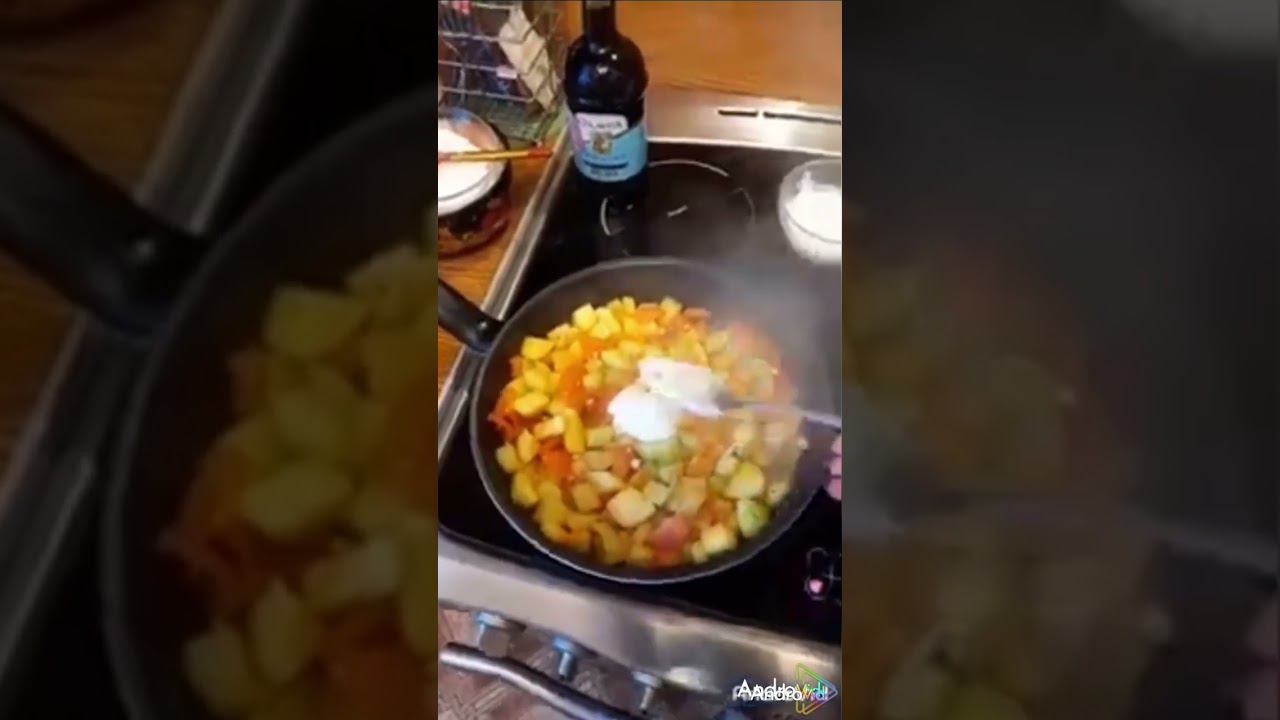 Кабачки по-быстрому...Очень вкусно! Подробности рецепта-по ссылке в комментарии к видео.