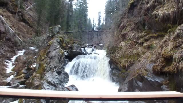 Озеро Телецкое водопад "3-я речка" 26.04.2019