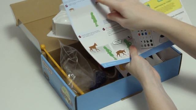 Познавательный набор "Как дрессировать щенка", бренд Qiddycome