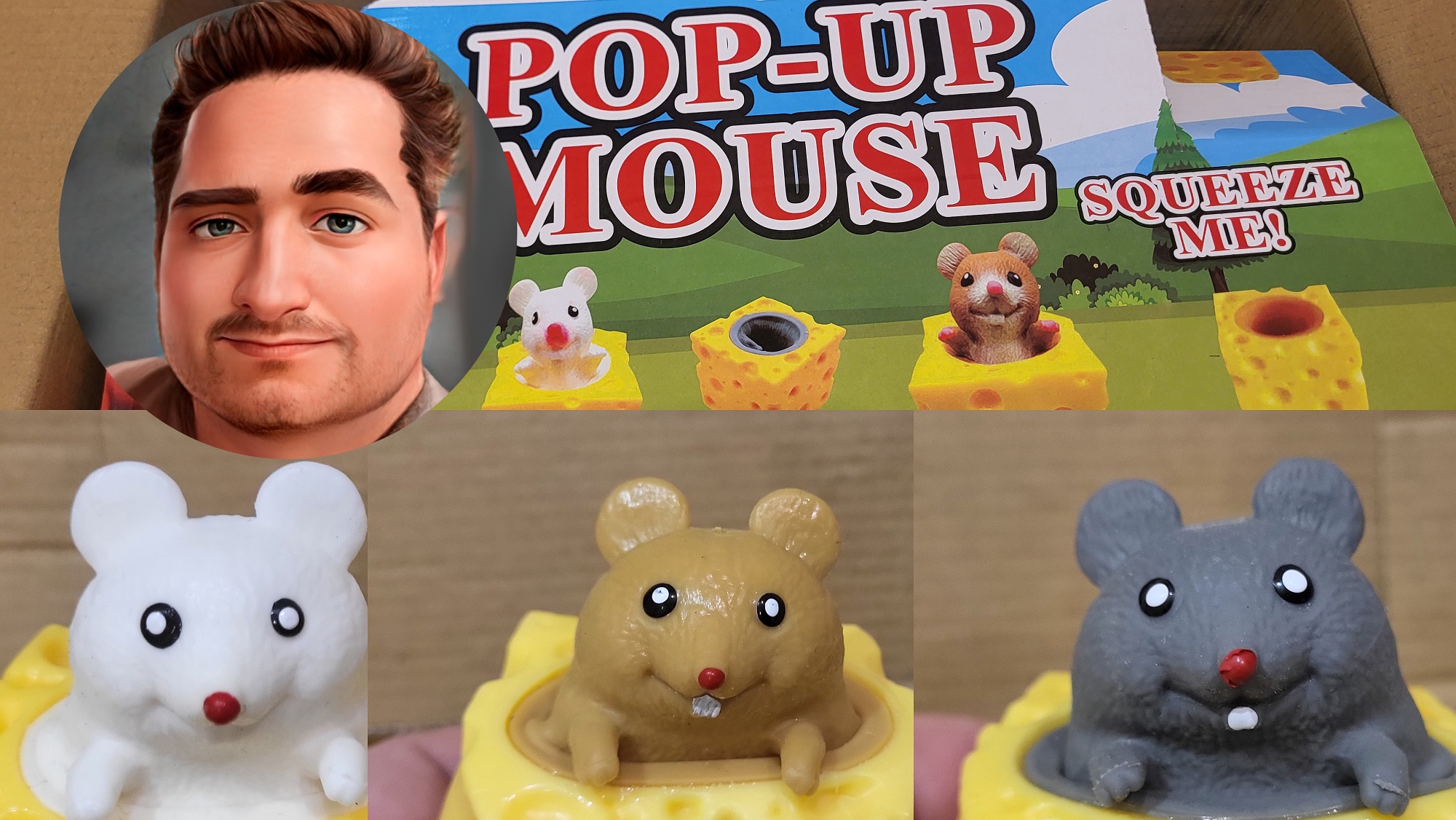 Снимаем стресс, сырная мышка антистресс поможет. Или как мы покупали подарки в сад.