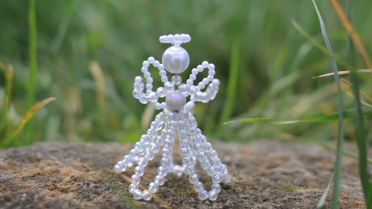 Ангел из бусин, МК