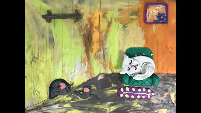 "Кошка и мыши" киргизская народная сказка