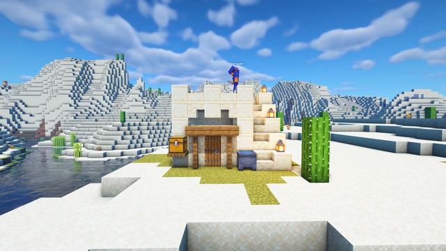 Майнкрафт (Minecraft) - Как построить дом в пустыне, учебное пособие