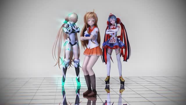 【MMD】LUVORATORRRRRY!, れをる (Реол)