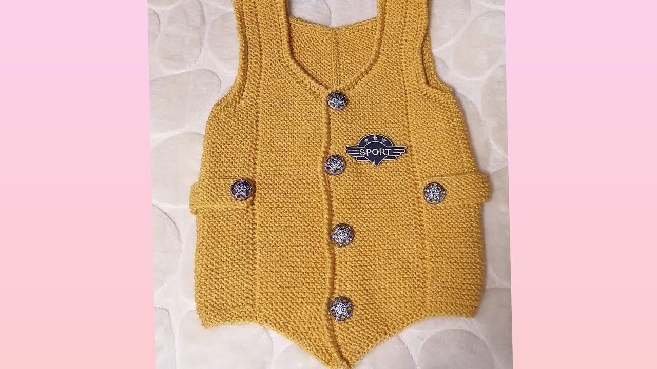 Жилетка безрукавка спицами часть 2, необычная техника вязания.