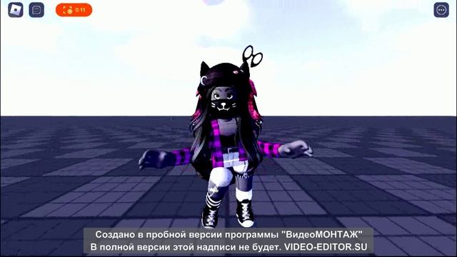 Лео сделал Ли кошкой! Sad Cat Dance Roblox