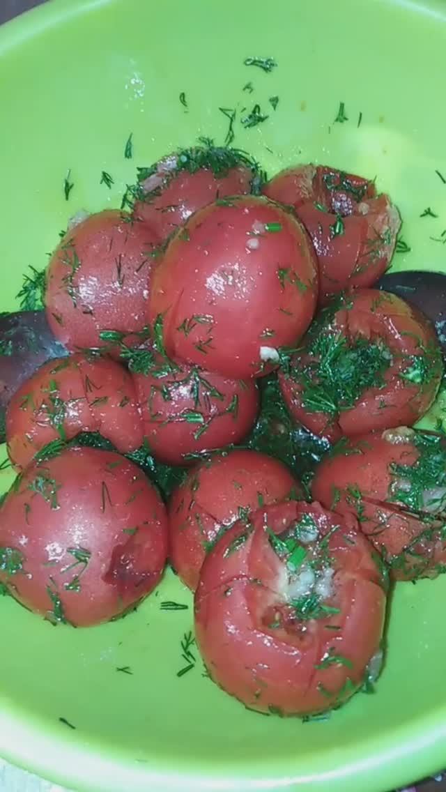 Самая вкусная закуска из помидор. Нереально вкусно.