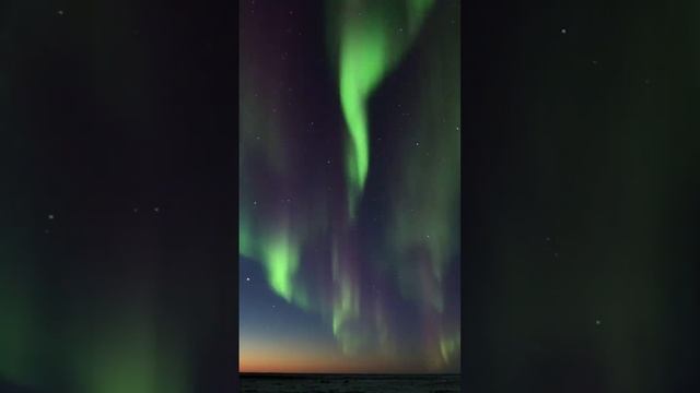 Видеообои "Йеллоунайф Северо-Западные территории Канада Аврора бор"