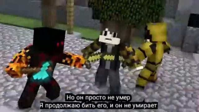 "Hacker 1" на русском (Minecraft animation)