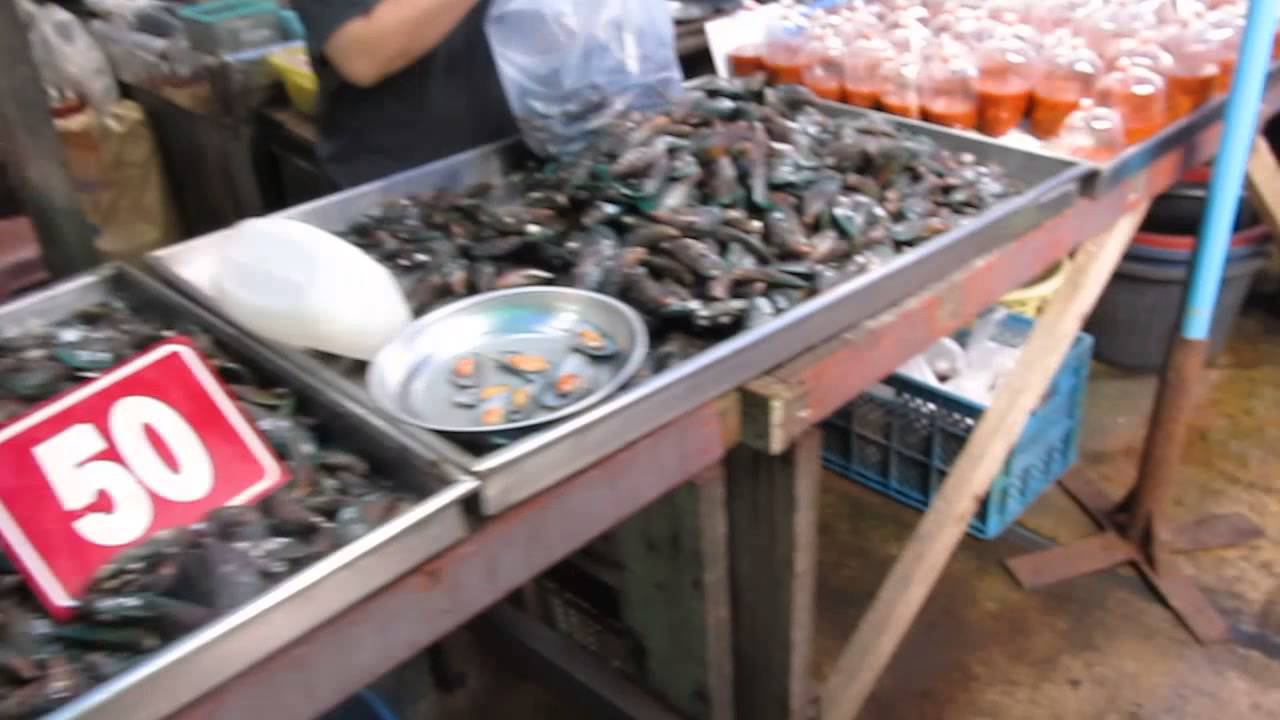 Рынок морепродуктов в Таиланде