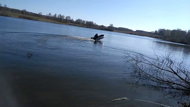 Флагман 320 + SeaPro 5лс. - пытаюсь выйти на глиссер часть 2.