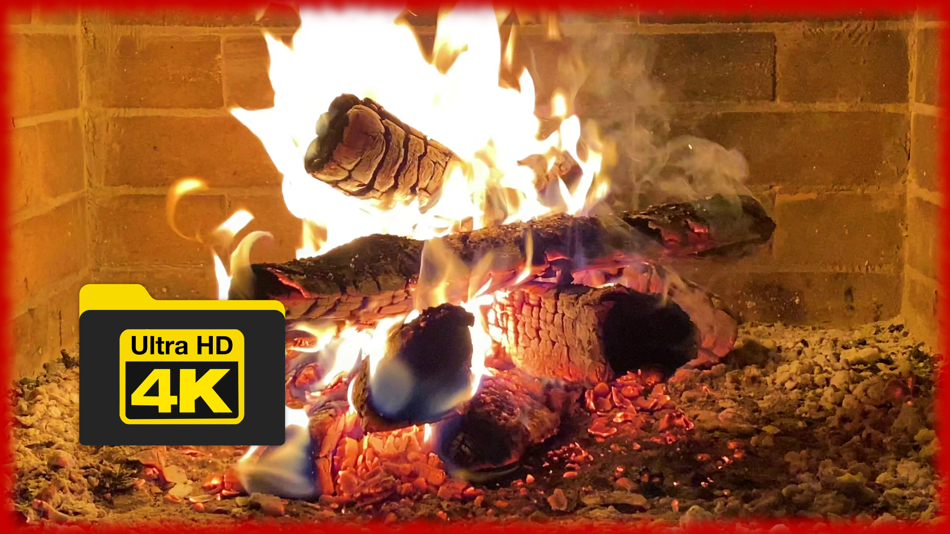 Гармония Огня: Магия Расслабления с потрескивающим камином и костром в 4K