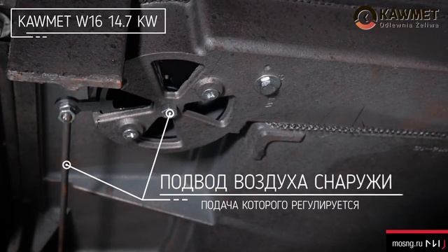 Обзор каминной топки - KAWMET W16