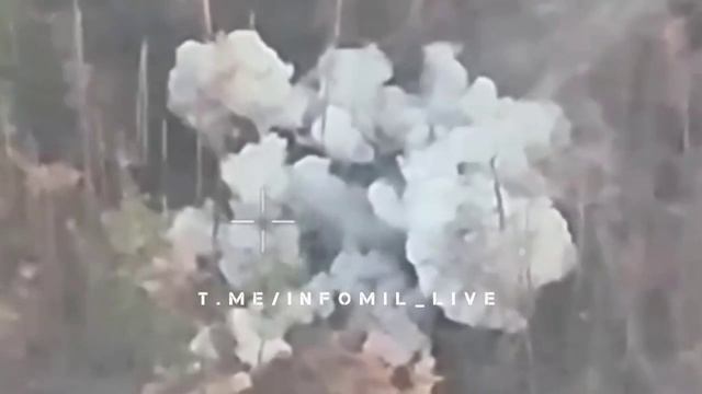 Уничтожение танка Т-64БВ ВСУ в районе Кременной