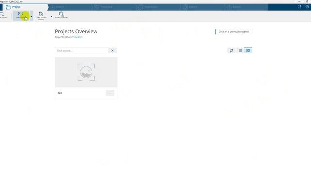 FARO SCENA 1 первые настройки импорт и предобработка
