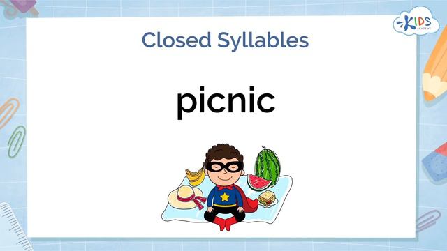 What is a Syllable   Open and Closed Syllables   Kids Academy