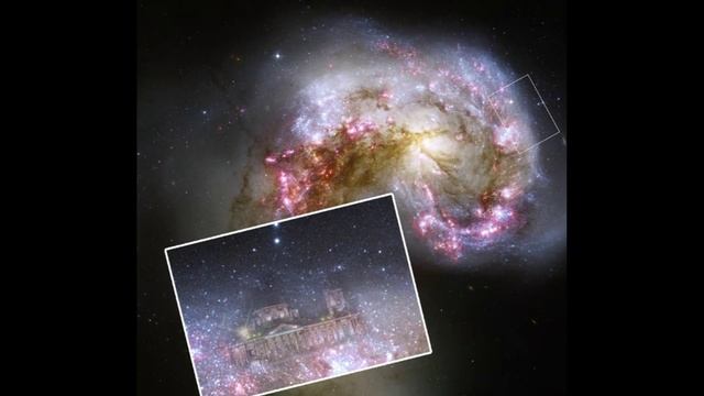 ЧУДЕСА В КОСМОСЕ : ОБИТЕЛЬ БОГА , КРЕСТ И  АНГЕЛЫ .